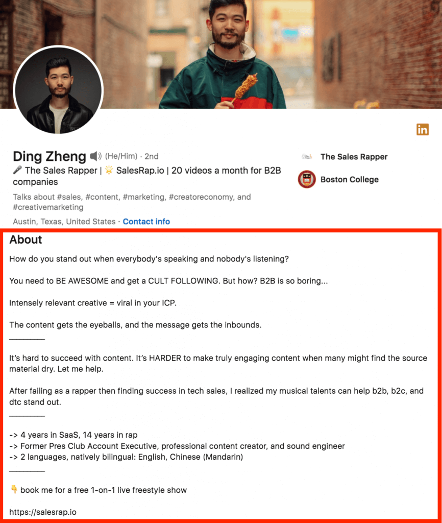 16 Compelling LinkedIn Summary Examples From Sales Experts