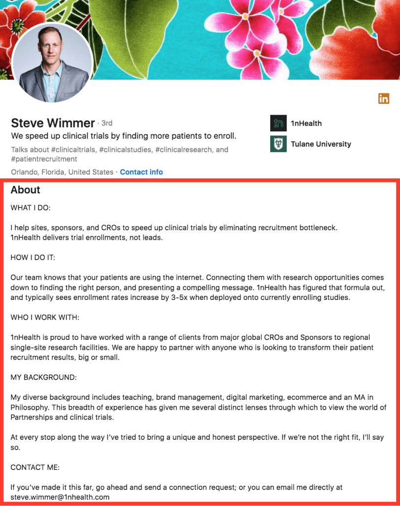 16 Compelling LinkedIn Summary Examples From Sales Experts