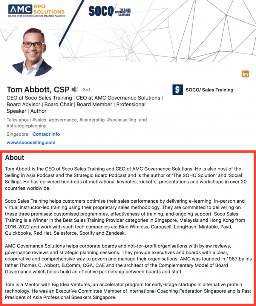 16 Compelling LinkedIn Summary Examples From Sales Experts